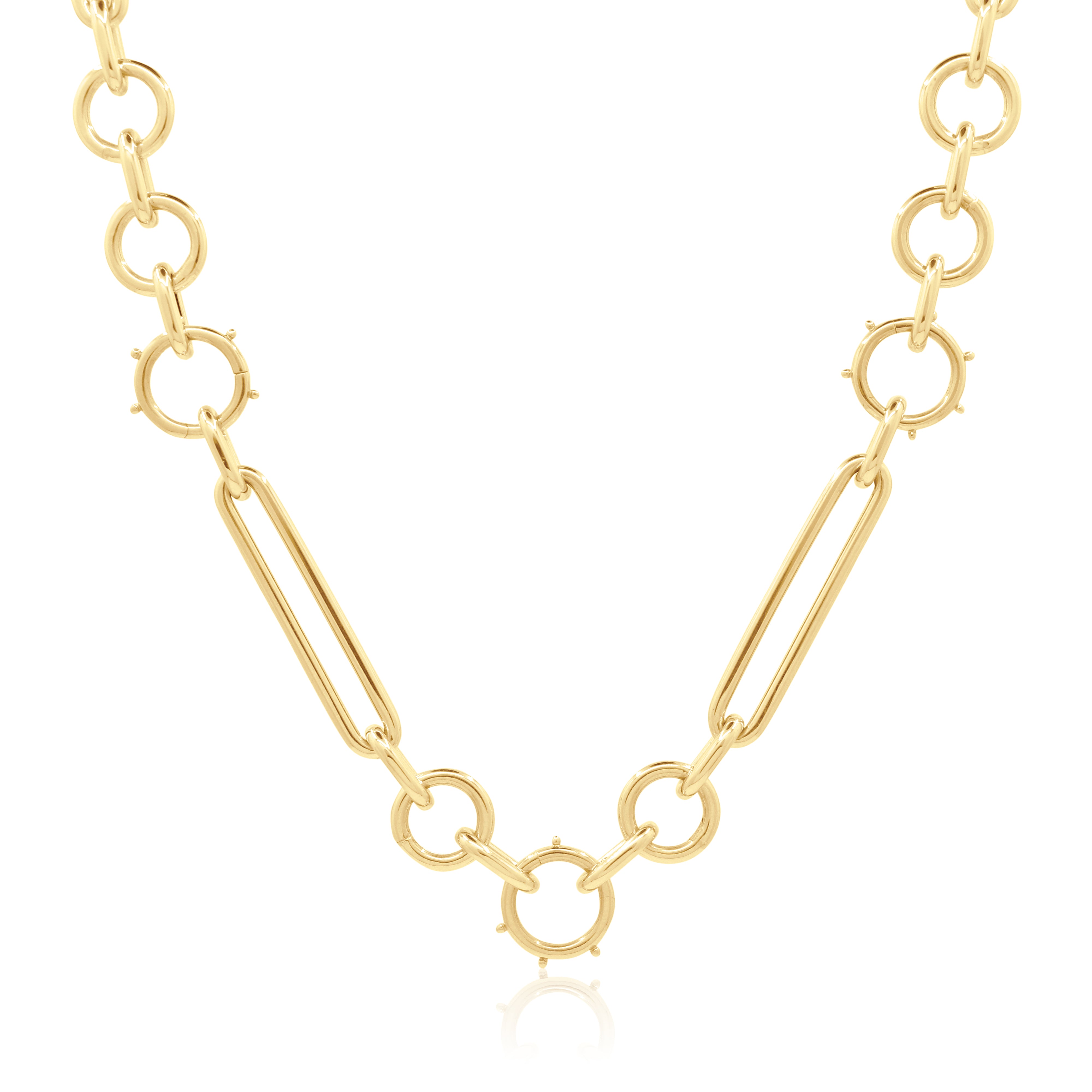 Multi Opening Link Chain | Gold Chain | Hayley Style
